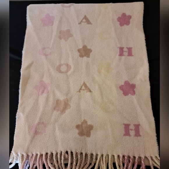 Coach | Accessories | Coach Stars Striped Print Muffler | Poshmark